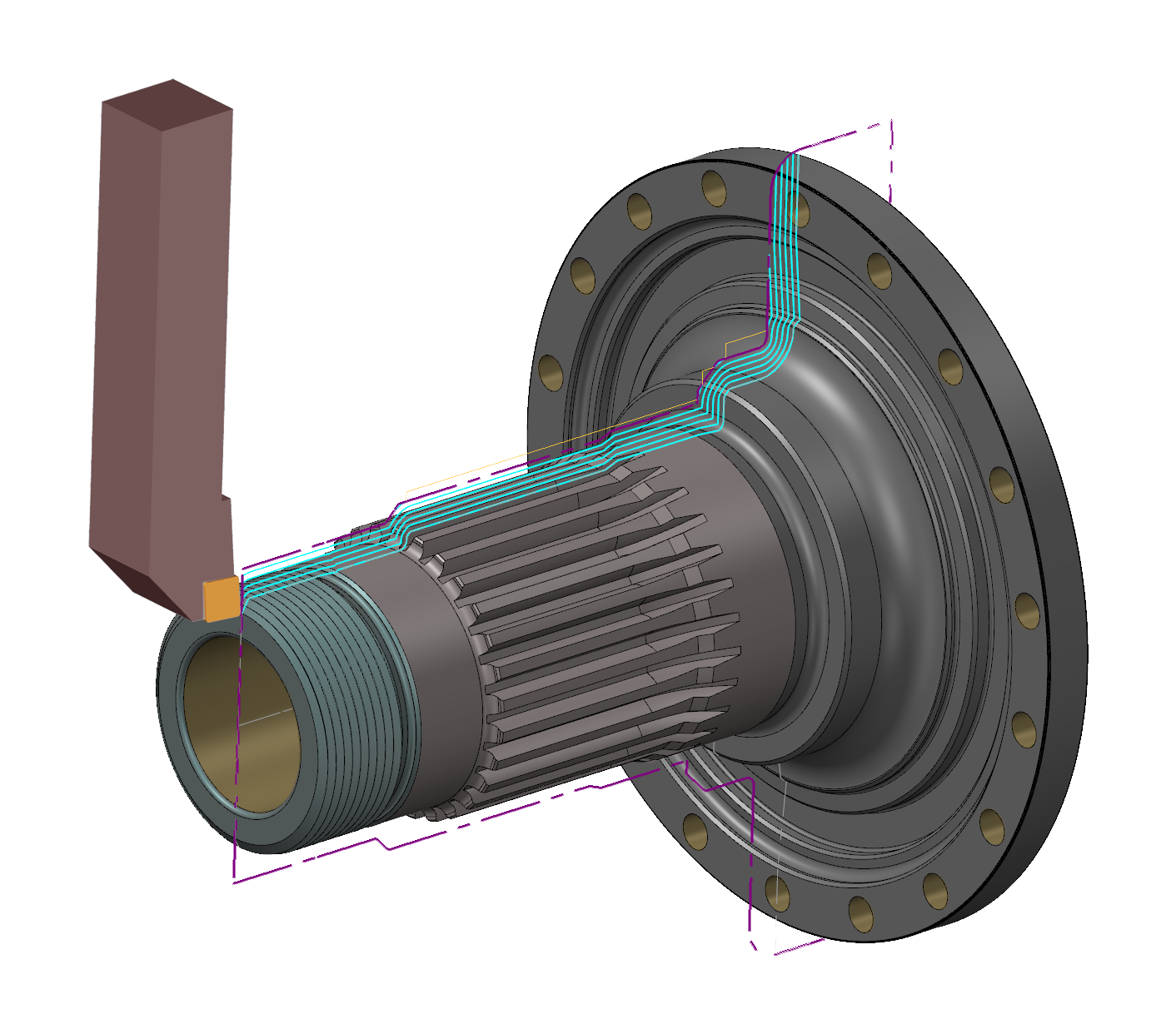 Phần mềm bản quyền MasterCAM Lathe lập trình gia công tiện nâng cao C/Y ...